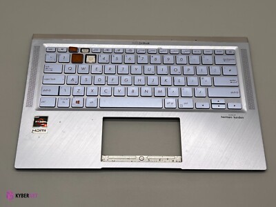 Asus ZenBook 14 UM341D Series UK Layout Keyboard Keys w/ Bracket | eBay UK