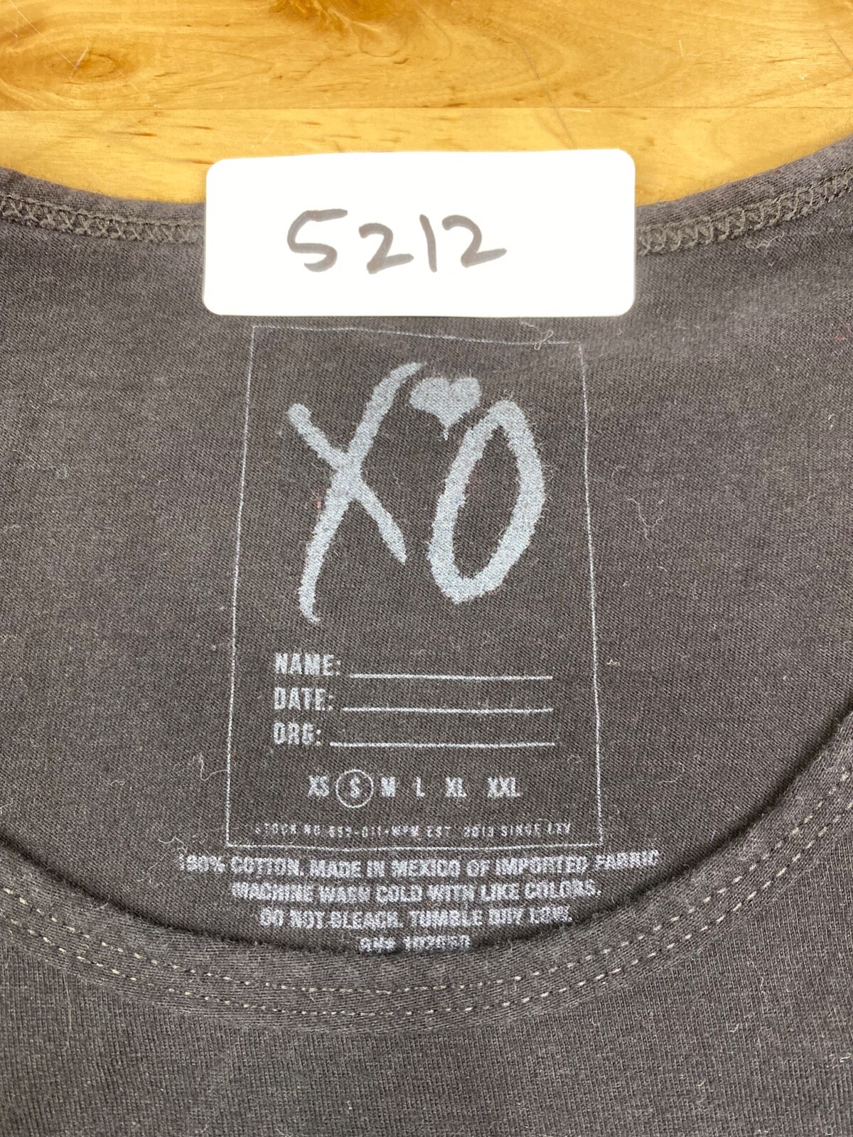The Weekend official Issue XO Black Tank Top Small Mu… - Gem