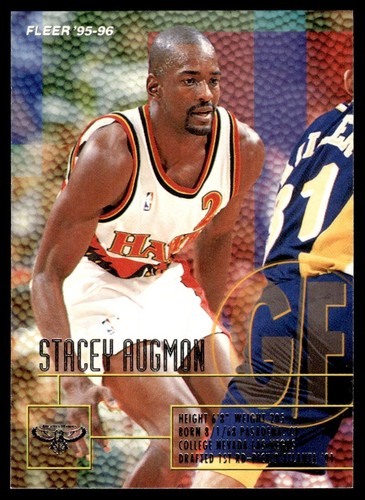 1995-96 Fleer Stacey Augmon Atlanta Hawks #201 | eBay