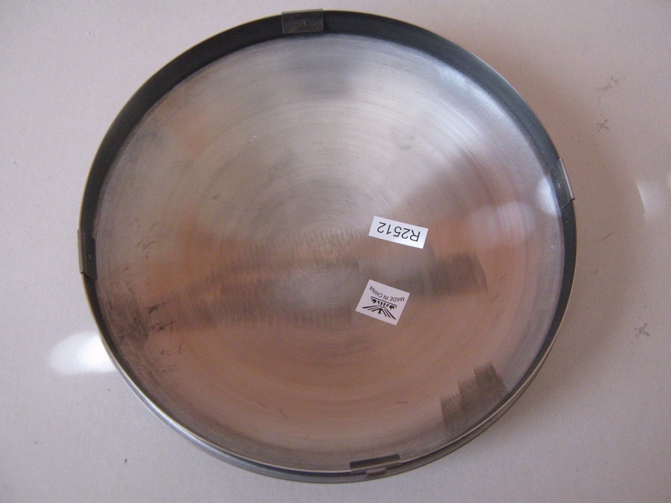 Set of 4 - 8" Stainless Steel Baby Moon Hub Cap for Trailer, Dollies ...