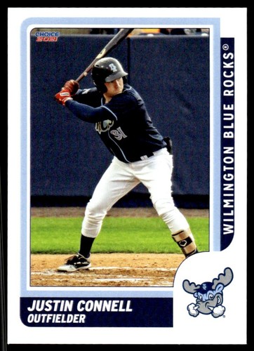 2021 Justin Connell Choice Minor League Rookie Wilmington Blue Rocks | eBay