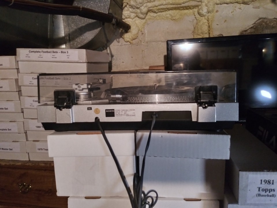 Working Sony PS-T33 Direct Drive Turntable With Grado Cartridge REPAIRS ...