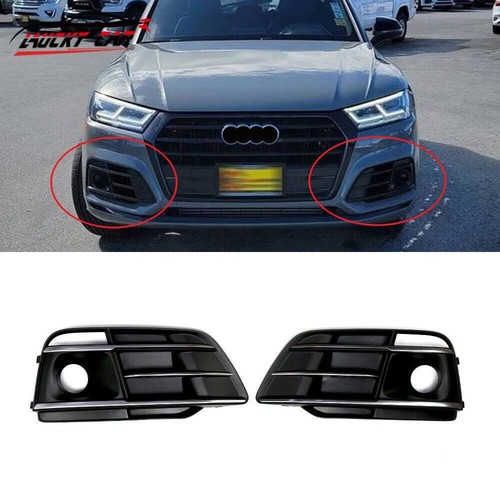 For Audi Q5 Sline SQ5 2018-20 L&R ACC Hole Front Bumper Fog Lights ...