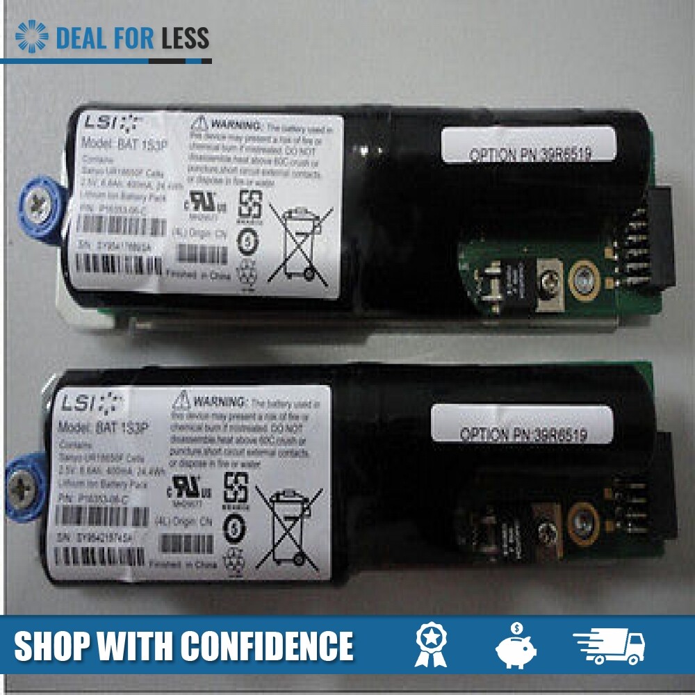 IBM 39R6519 / 39R6520 / 42C2193 SYSTEM MEMORY CACHE BATTERY FOR DS3000 ...