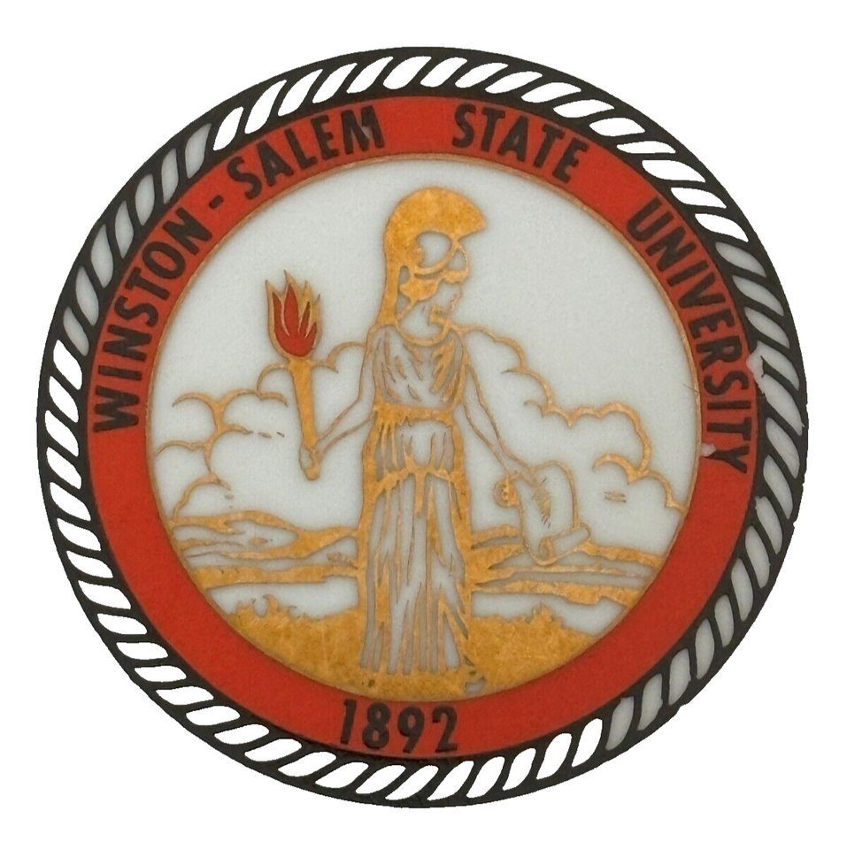 Winston-Salem State University Rams Seal Logo Plate 10 3/4" Diameter | eBay