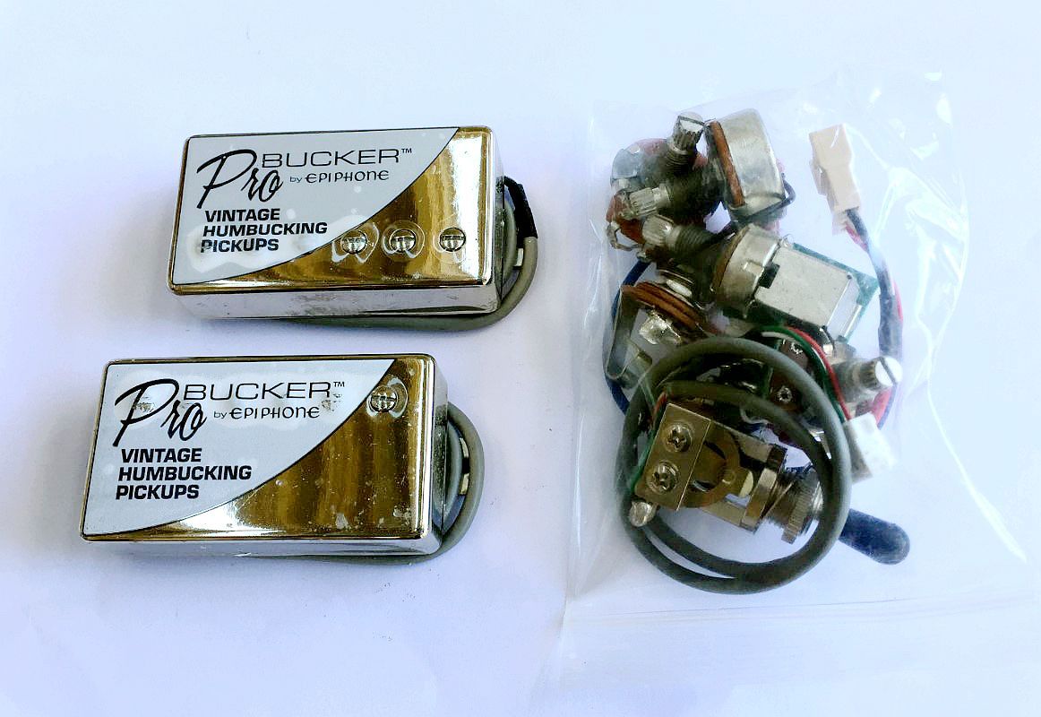 Genuine Epiphone ProBucker Humbucker Pickup CHROME for Gibson Les Paul ...