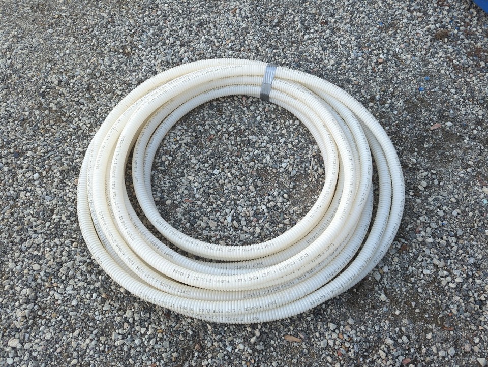 Plenum-rated Fiber Optic Innerduct, White, 1-1/2" with Kevlar Pulltape ...