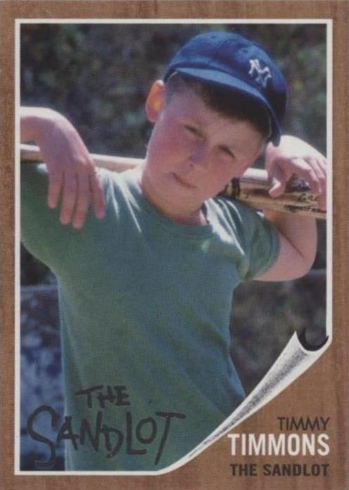 2018 Topps Archives - The Sandlot Timmy Timmons #SL-TIM (RC) for sale ...