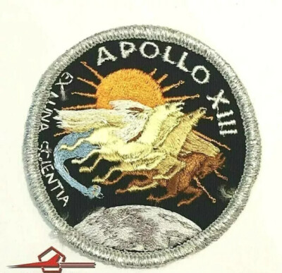 NASA Mission Apollo XIII. Embroidered 2'7/8 Inches Patch (USA-P9) | eBay