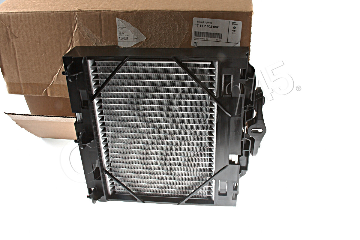 Genuine BMW F01 F02 F06 F07 F10 Auxiliary Coolant Radiator RIGHT OEM ...