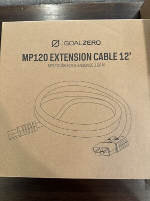 Goal Zero MP120 Extension Cable 12’ - New Style With Anderson ...