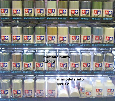 Tamiya AS Sprays Synthetic Acrylic Lacquer Suitable for Acrylic and ...