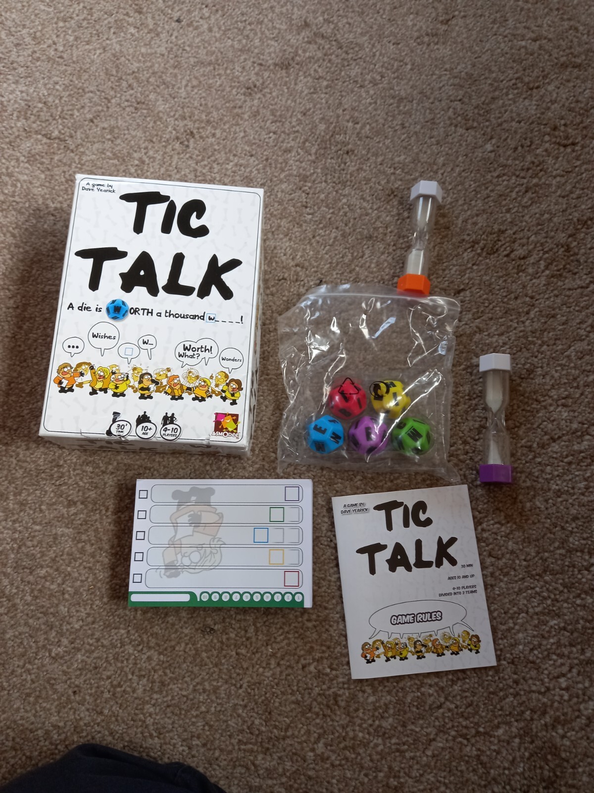 Tic Talk Game Asmodee 10+ Complete | eBay