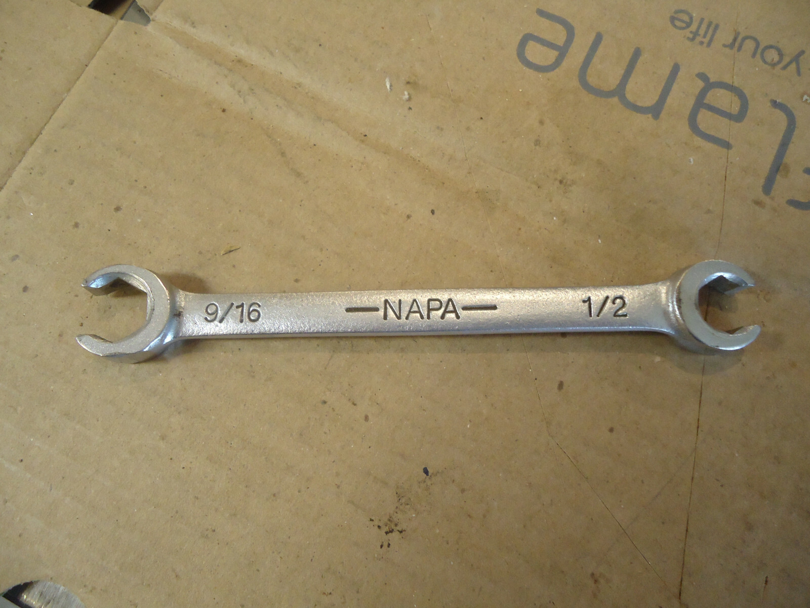 NAPA FLARE NUT WRENCH NDF 552 1/2" X 9/16" | eBay