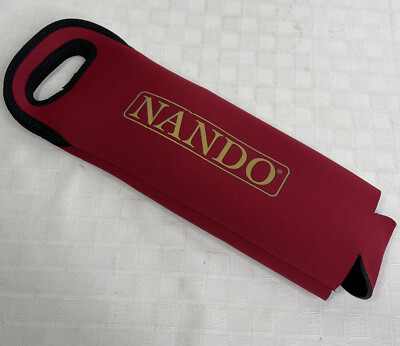 Nando Wine Bottle Bag Tote Insulated Reusable Neoprene | eBay