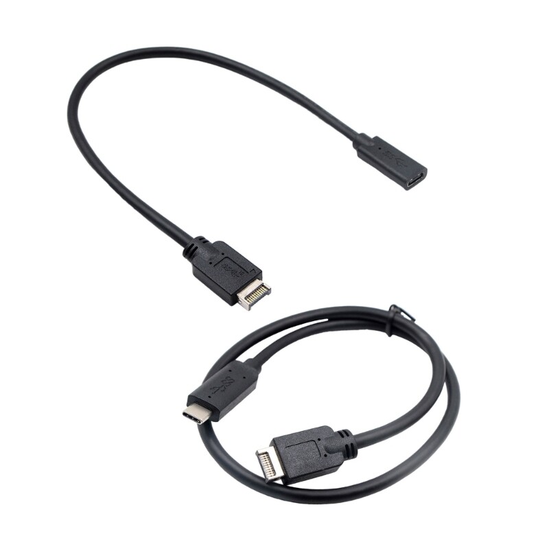 USB3.1 Type Front Panel Header Extension Cable Secure Connection ...