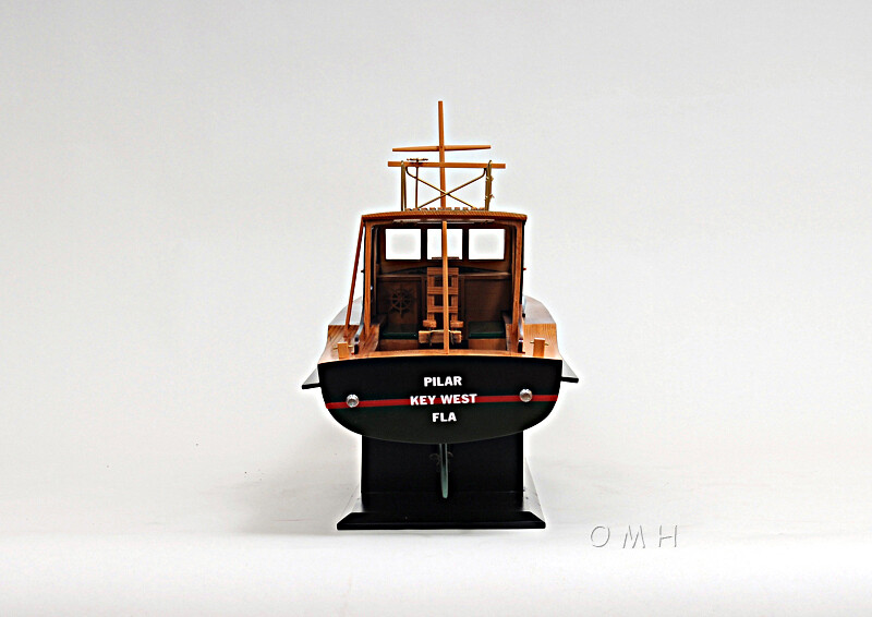 Hemingway™ Pilar Fishing Boat Wooden Boat Model Replica | eBay