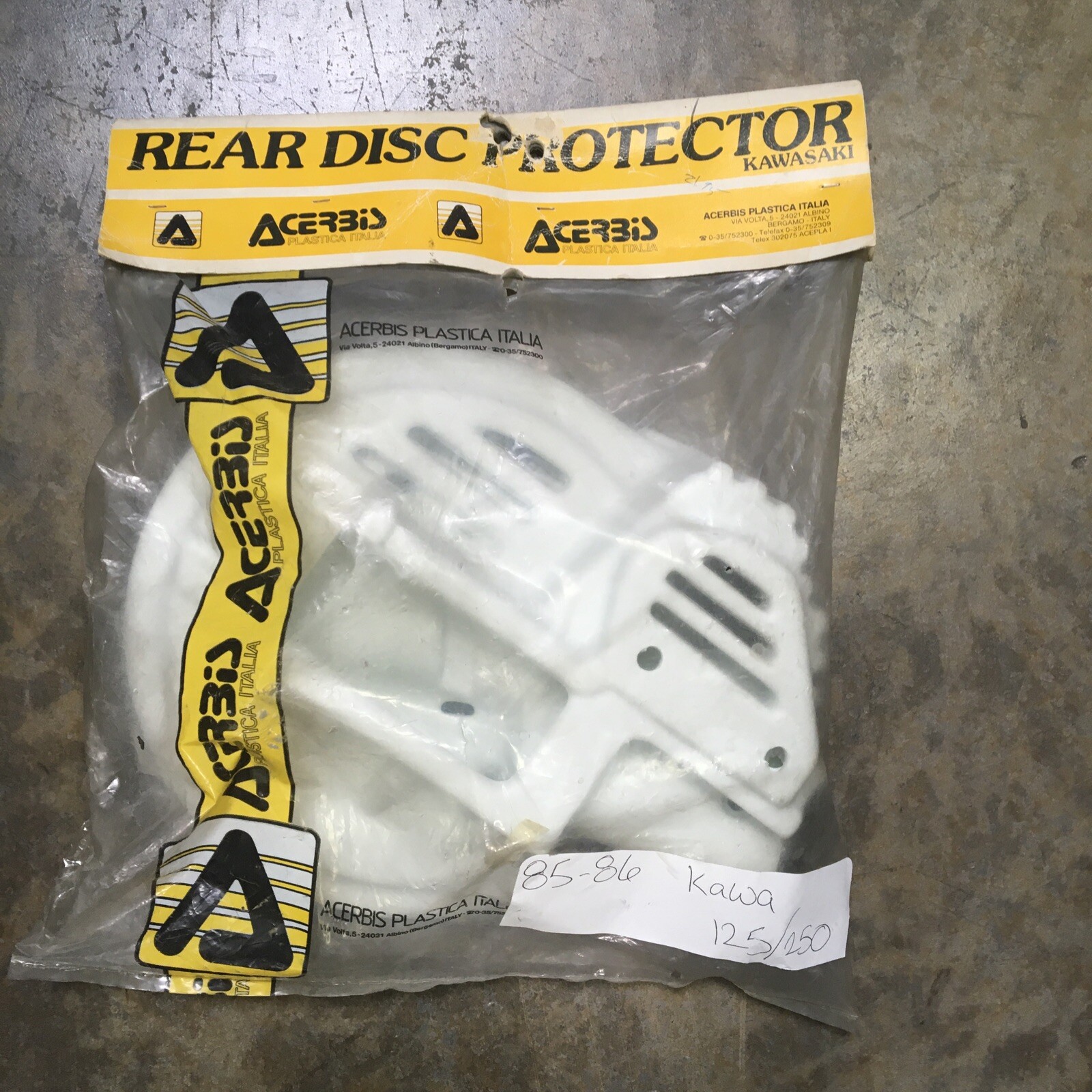 acerbis rear disc cover 1985-1987 Kawasaki kx 125 kx 250 51-39 | eBay