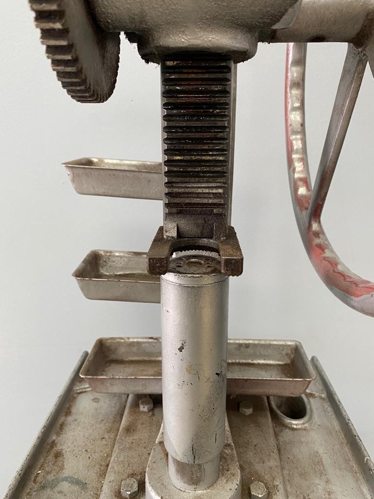 Vintage Auto-Soler Heel Wheel Shoe Repair Nailer Press Machine Hand ...