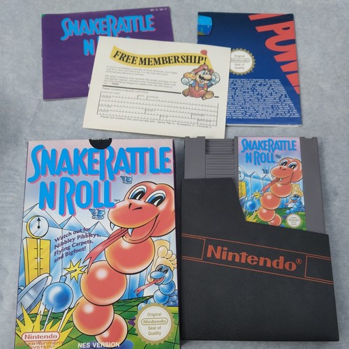 Snake Rattle 'N' Roll NES game - UK PAL -vgc Boxed & complete | eBay UK