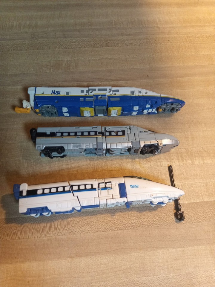Transformers Rid 2001 Team Bullet Train --Rail Racer 3-Piece Set | eBay