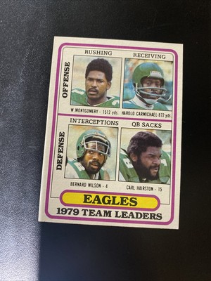 1979 Eagles Team Leaders #132 Topps 1980 Football Card (Philadelphia ...
