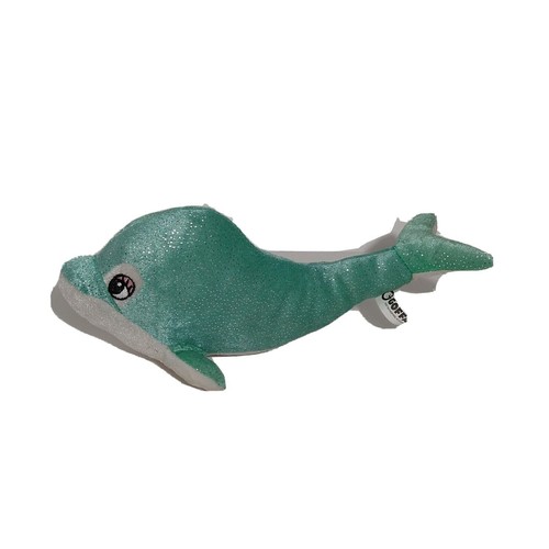 Goffa Whale Plush Stuffed Animal Toy Green Glitter Ages 3 and Up 11 ...
