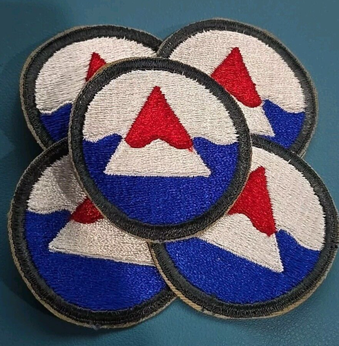 US Army Iceland base Command Patch-Cut Edge-Snow Back---Original WW-II ...