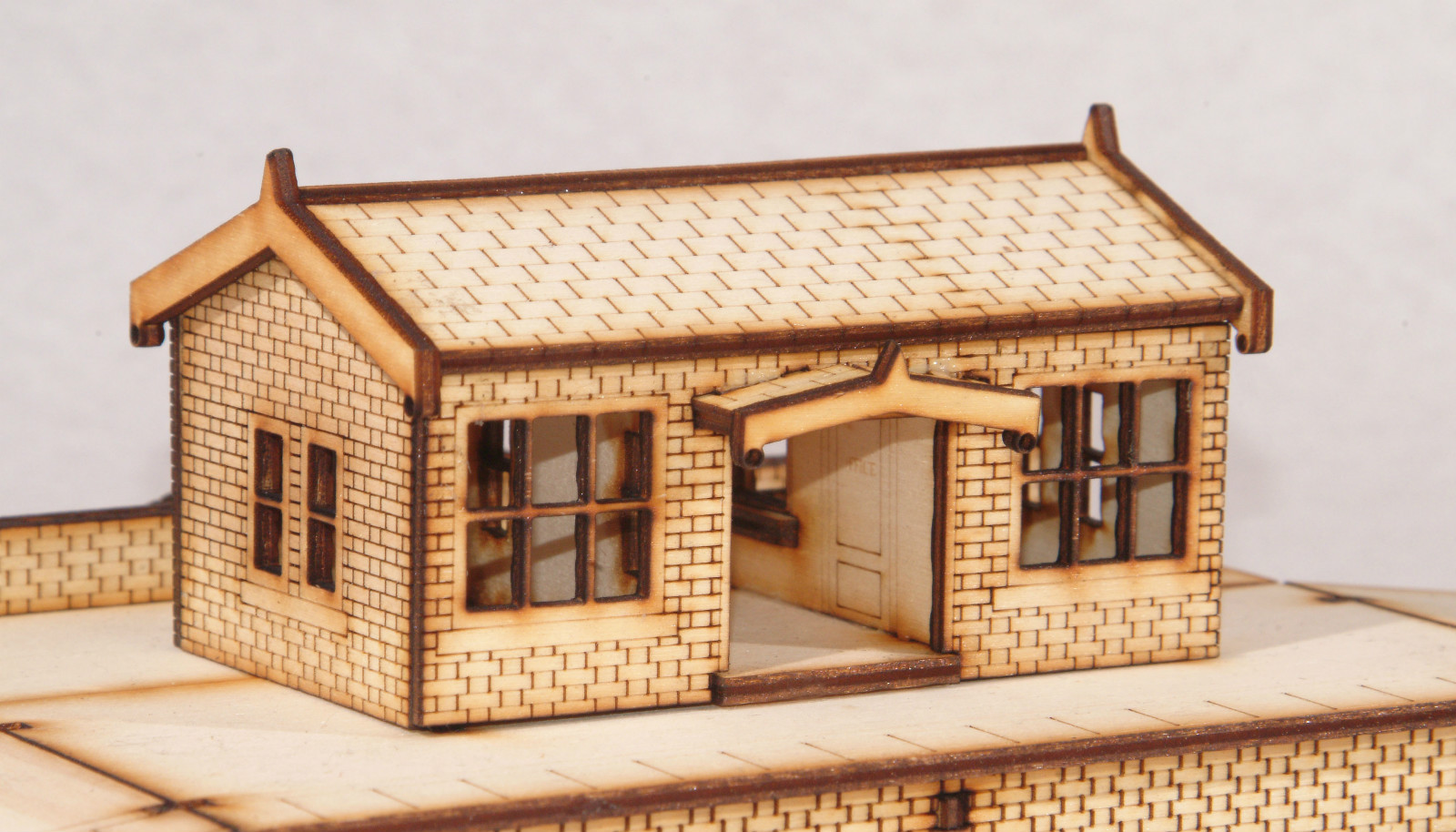 ST002 Small Station Building OO Gauge Laser Cut Kit | eBay UK
