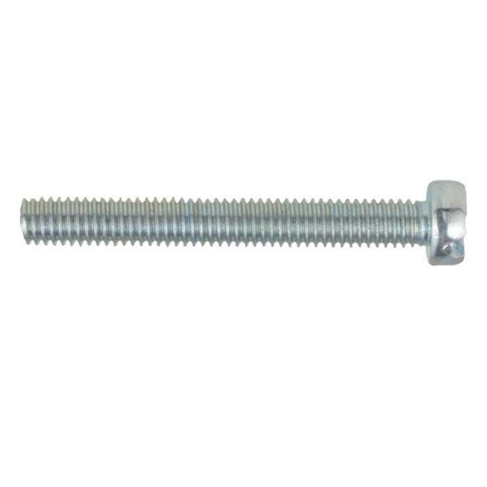 Qty 5 CHEESE Head Slot 4BA x 1/2" Zinc Plated Steel Machine Screw Bolt ...
