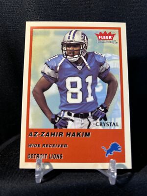 2004 Fleer Tradition Crystal /150 Az-Zahir Hakim #300 Detroit Lions | eBay