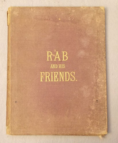 Antique RAB AND HIS FRIENDS by John Brown FIVE ENGRAVINGS Hardcover | eBay
