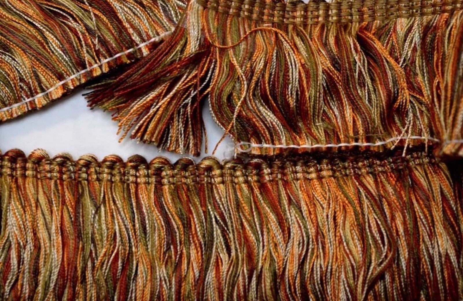 2 Inch Copper Red Brush Fringe Brush Trim | eBay