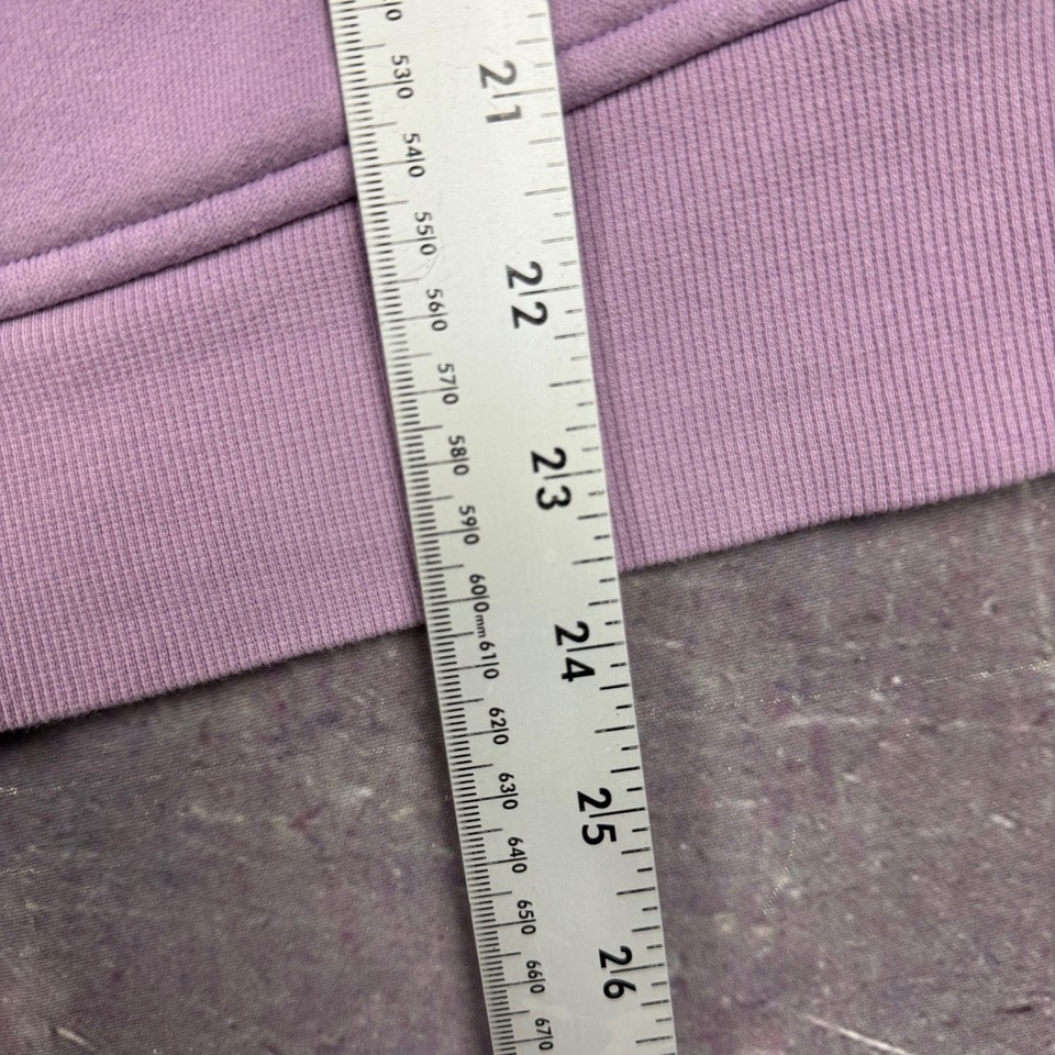 Lululemon Sweater Women's Lavender S Logo Embroidered Scuba Zip Up ...