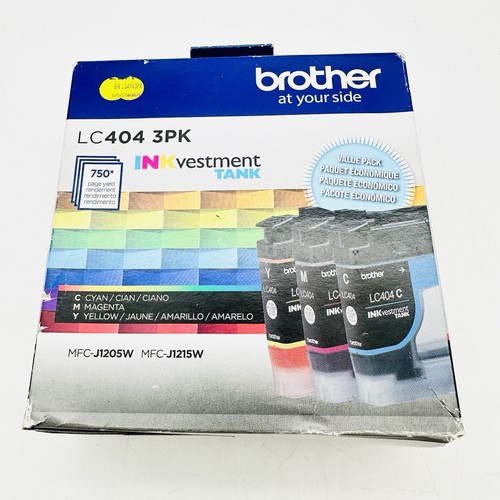 Brother LC404 3PK Inkvestment Tank C-M-Y Exp 01/2026 for sale online | eBay