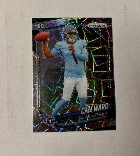 2025 Panini Prizm Football Silver Laser Cam Ward RC #352 Tennessee ...