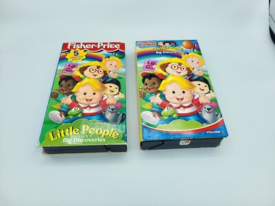 Fisher Price Little People VHS Lot Of 2 Big Discoveries Volume 1 | eBay