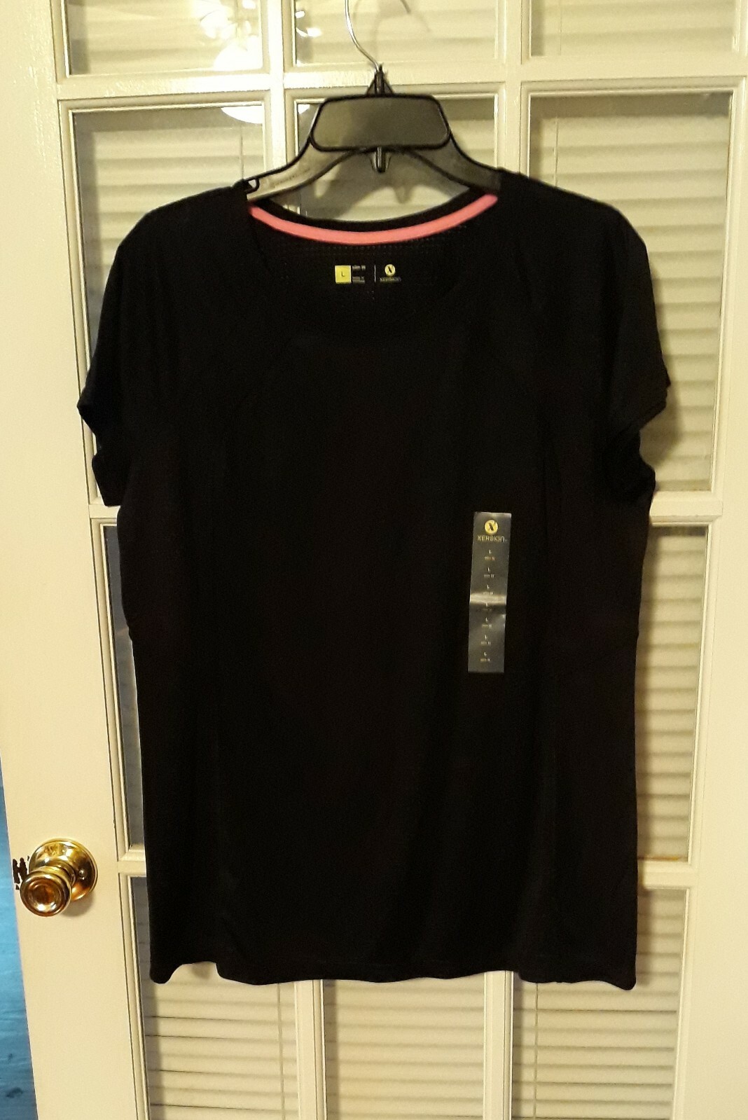 Xersion Black Activewear Top - NWT - Large - slim fit | eBay