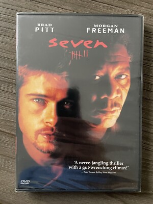 Seven (DVD) Movie, Brad Pitt, Morgan Freeman, Brand New Sealed ...