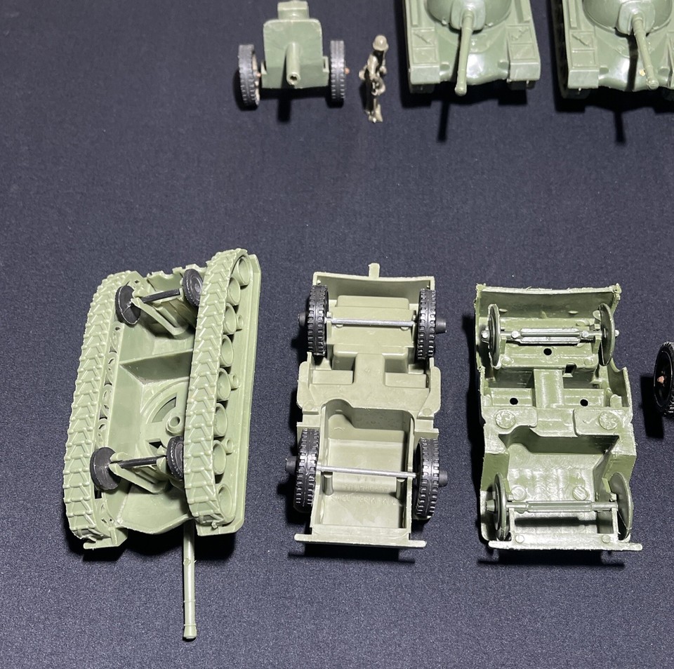VTG Tim Mee Green Plastic Tank Army Military Vehicles Toys Lot | eBay