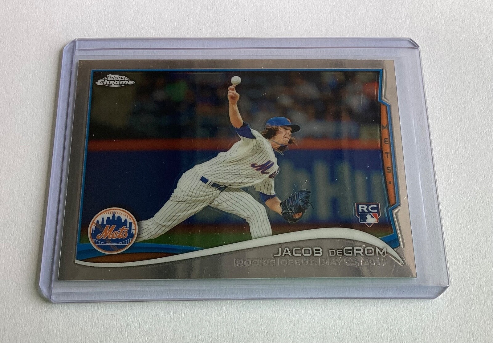 Jacob DeGrom 2014 TOPPS CHROME Baseball Rookie Card #MB-54 | eBay