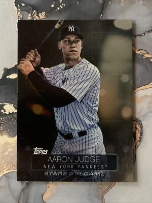 Aaron Judge 2019 Topps STARS IN THE GAME INSERT Short Print Fat Pack ...