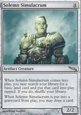 MRM FR/VF Simulacre Solennel - Solem Simulacrum MTG magic MRD | eBay