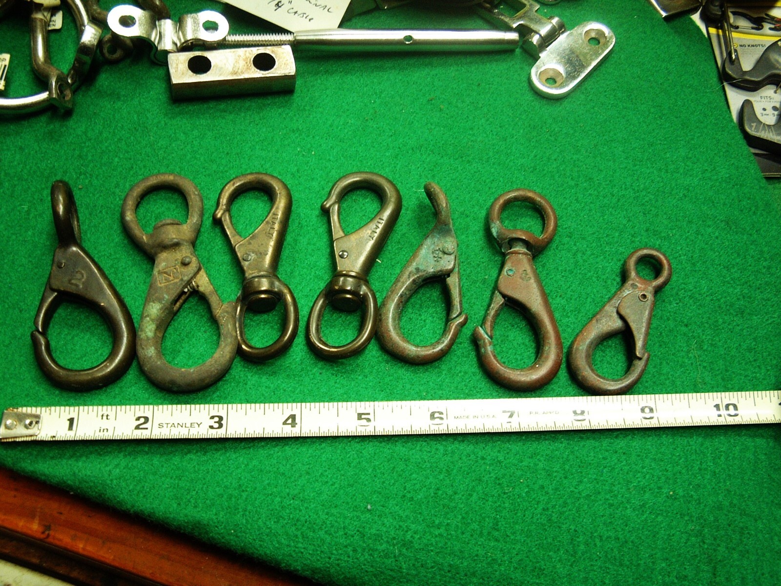 Shackles, Vintage Quick Release Bronze from 3 1/2" size to 2 1/2" | eBay