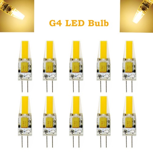 10pcs G4 LED Bulb 1505 COB 2W AC12V/DC12~24V Silicone Light for ...