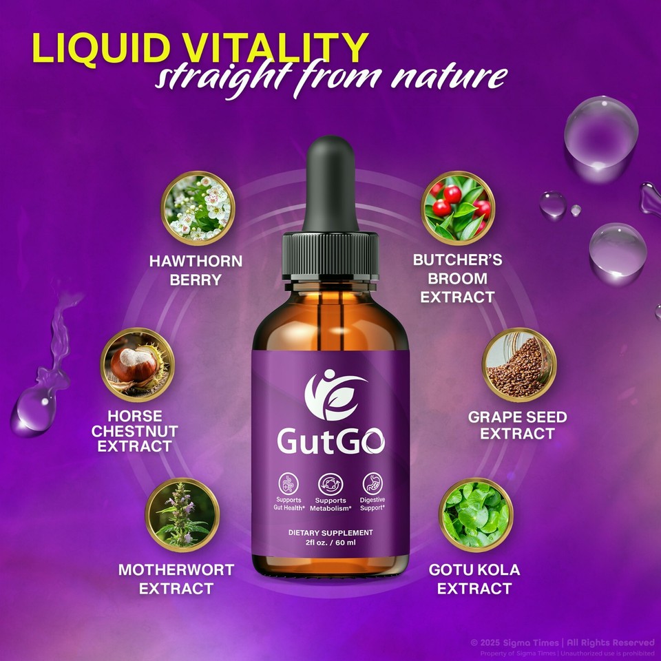 (2 Pack) GutGo Drops Premium Gut Go Liquid Formula for Gut Support | eBay