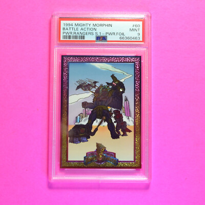 1994 Mighty Morphin Power Ranger Series 1 60 Battle Action Power Foil ...