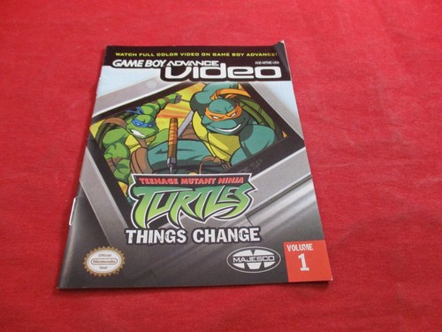 Teenage Mutant Ninja Turtles Things Change Game Boy Advance Video ...