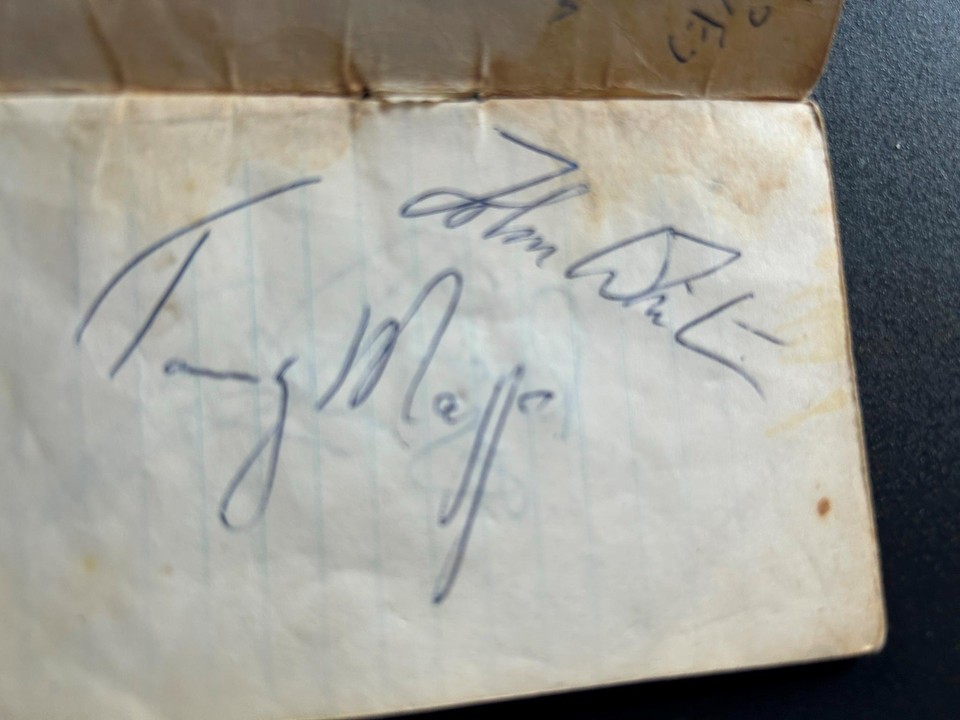 Autograph book signed Jim Clark Maston Gregory Hailwood Maggs Ginther ...