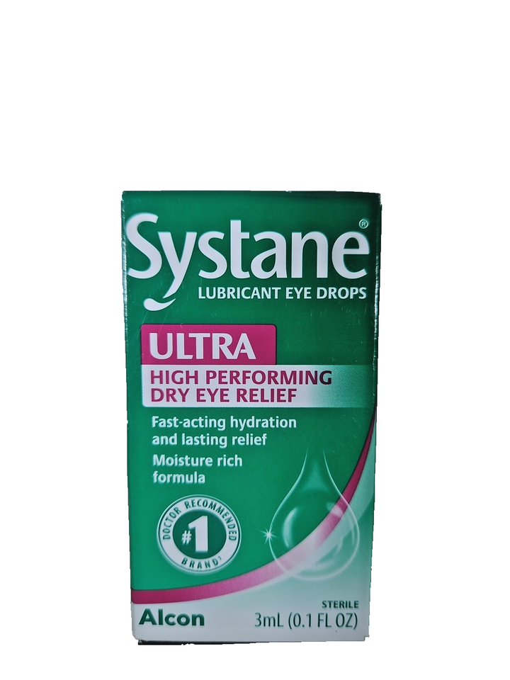 (Lot of 6) Systane Ultra High Performing Eye Drops (0.1 FL OZ Each) Exp ...